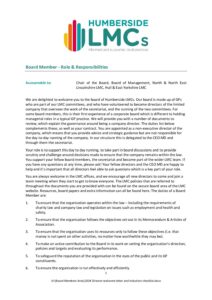2024 Director welcome letter and induction checklist – Humberside LMC